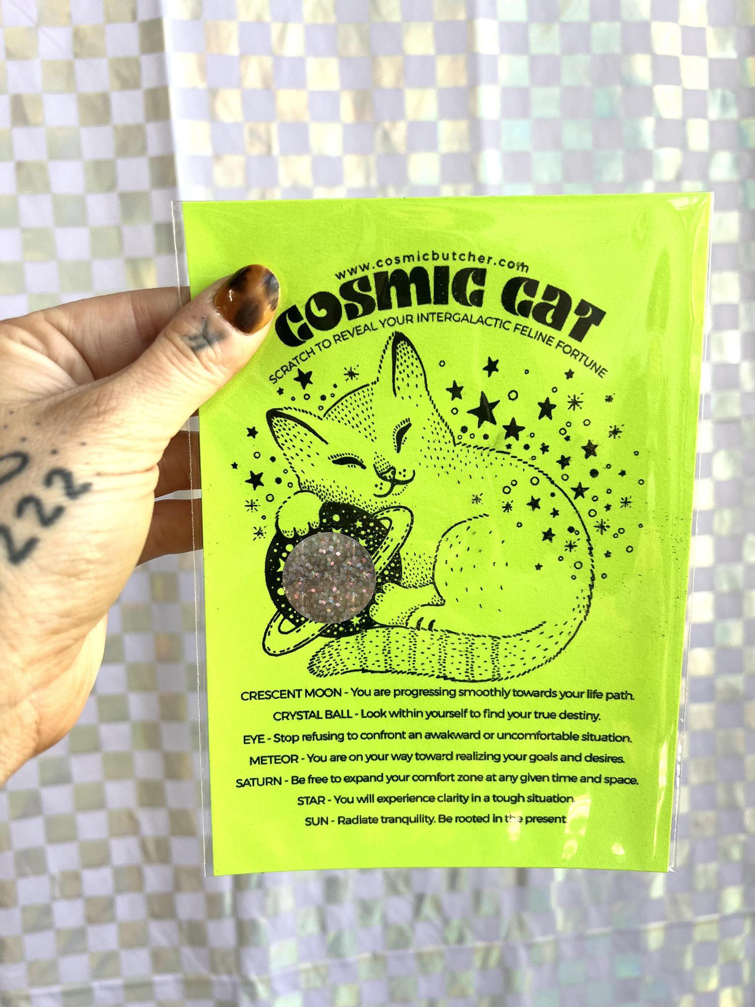 Cosmic Creatures- Cosmic Cat Scratch Off | Clara Jane Hemp Dispensary ...