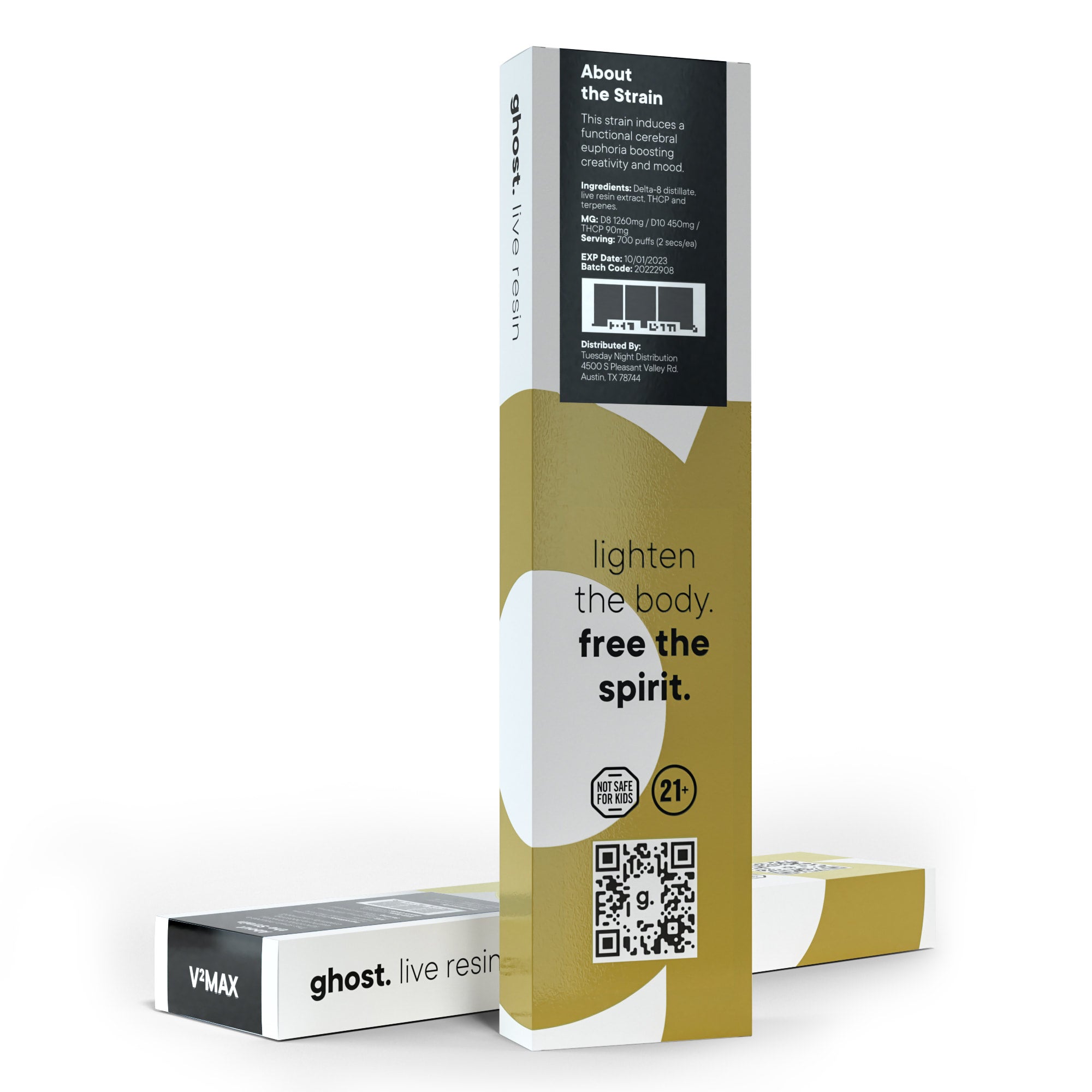 Ghost | Delta 8 Live Resin Disposable Vape | Clara Jane Hemp Dispensary ...