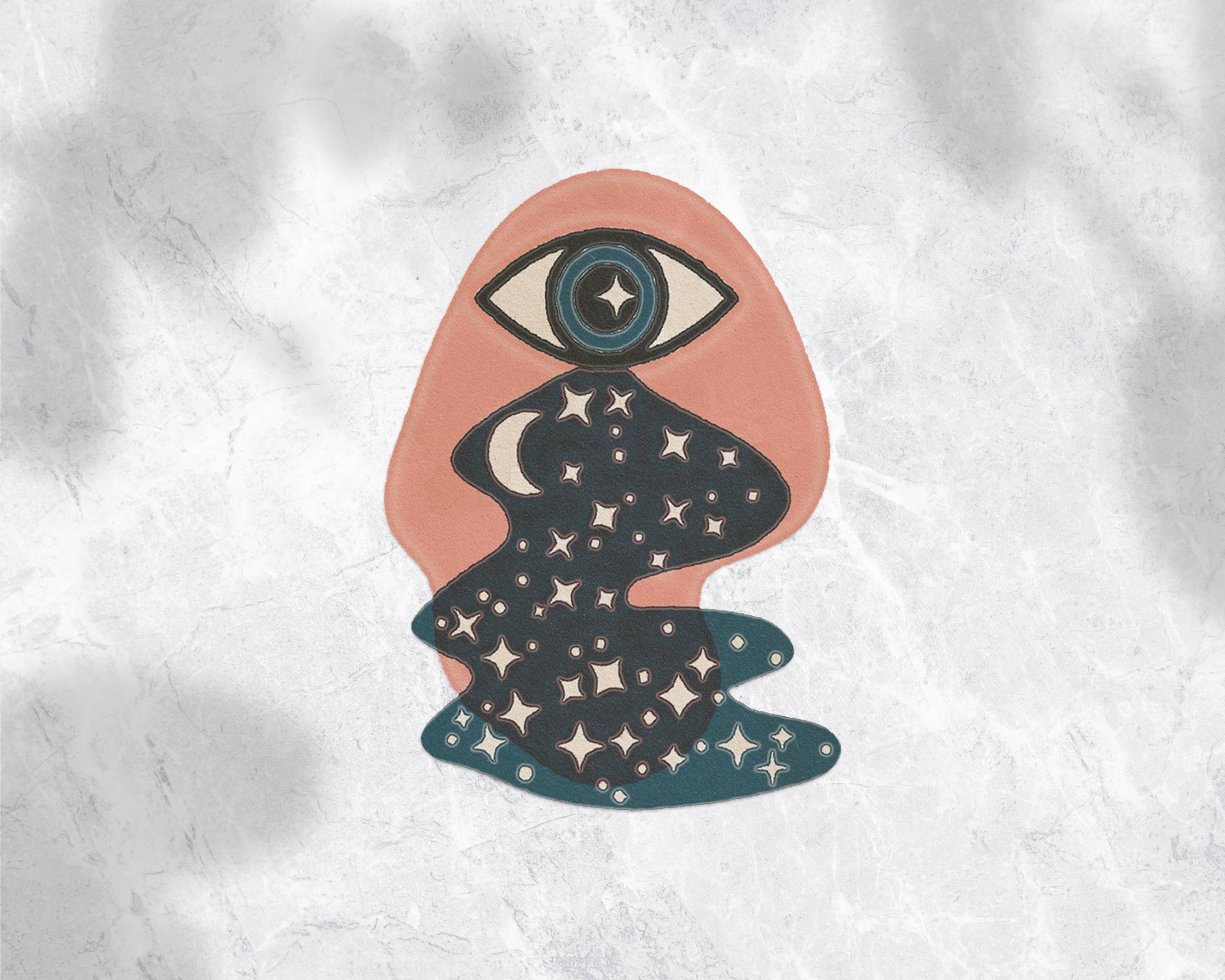 Cluster Funk Studio - Celestial Eye Sticker | Clara Jane Hemp ...
